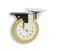 Cool Casters - Translucent Wheel Caster, Smoked Black Wheel Wheel ...