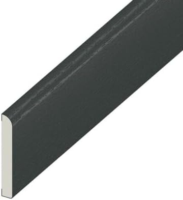 Eurocell Black UPVC Door Window Finishing Trim Architrave 45/65/95 (5 ...