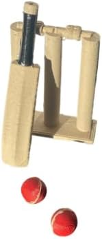 Amazon.com: Miniature Desktop Cricket Game Set - Playable Tabletop ...