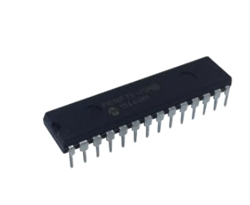 PIC 16 F 72 / PIC16F72 SP DIP-28 8-Bit 20 MHz Microcontroller IC ...