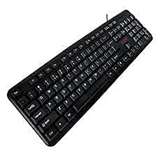 Amazon.in: Buy IVOOMI IV-WRK104 Wired USB Desktop Keyboard Online at ...