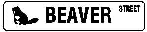 Amazon.com: Beaver Street Rodent SO Cute Road Sign : Home & Kitchen