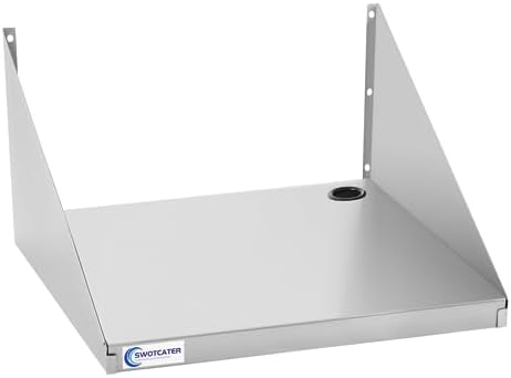 Amazon.com - HALLY Stainless Steel Microwave Shelf 18"x24" 185 lb, NSF ...