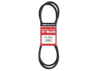 MBL 5L680 (3680) Fractional Horsepower V-Belt, 5L Section, 21/32" Width ...