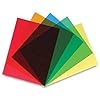 240 Micron Coloured & Clear A4 Transparent Acetate Sheets (1, Red ...