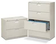 Amazon.com: HON Company HON682LQ 2 Drawer Lateral File W-Lock- 36in.x19 ...