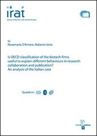 Is Oecd Classification of the Biotech Forms Useful to Explain Different ...