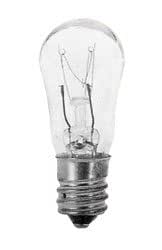 10 PACK Eiko - 6S6/24V - 6 Watt Incandescent Light Bulb, Candelabra ...