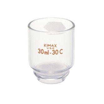 Kimble® KIMAX® Glass Crucibles, 30mL Gooch Low Form with KIMFLOW ...