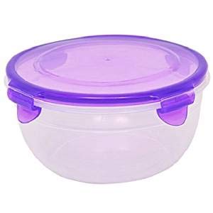 Amazon.com: Sure Fresh Round Plastic Storage Bowls with Clip-Lock Lids ...