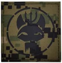 Amazon.com: Seal Team 6 Bravo DevGru Wolf Head Trident IR Patch Armband ...