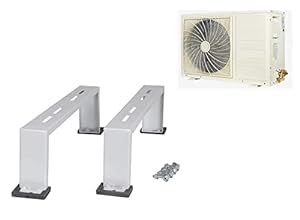 Heavy Duty Air Conditioner Outdoor Floor Stand for 1 Ton, 1.5 Ton, 2 ...