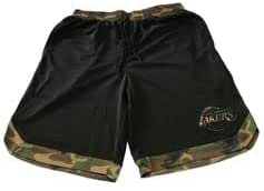 Ultra Game NBA Mens Los Angeles Lakers Basketball Shorts L Camo Black ...