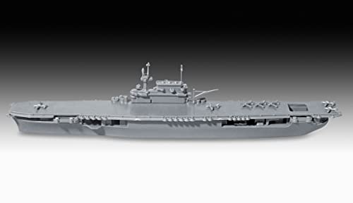 Revell 05824 1:1200-USS Enterprise, Unpainted Plastic Model Kit - Scale ...