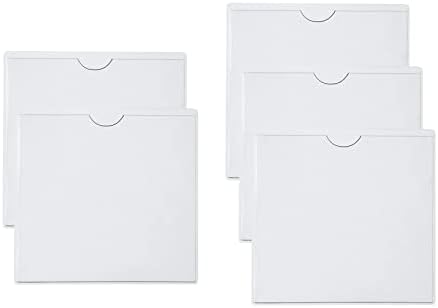 5pcs Car Parking Permit Holder,Self Adhesive Square Permit Holders ...