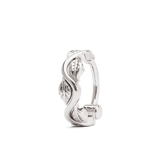 Amazon.com: Boho Leaf Nose Ring, Fits Nostril, Cartilage, Helix and ...