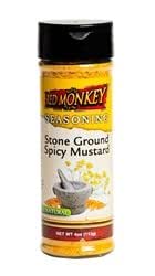 Amazon.com : Red Monkey Foods Stone Ground Spicy Mustard Seasoning ...