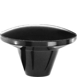 DimcoGray Black Phenolic Push-Pull Knob Female, Brass Insert: 5/16-18" Thread x 7/16" Depth, 1 ...