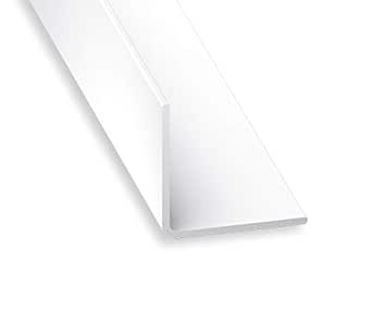 White PVC angle 60x60 mm 1 m : Amazon.co.uk: DIY & Tools