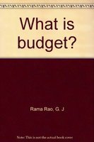 What is budget?: G. J Rama Rao: 9788170071426: Amazon.com: Books
