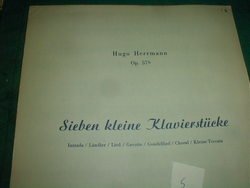 Hugo Herrmann. 7 Piano Pieces. Op.57 b.: Hugo Herrmann.: Amazon.com: Books