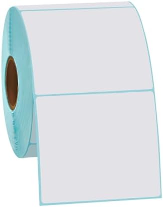 Amazon.com: 3" x 3" White Square Thermal Label Stickers: 500/Roll Self ...