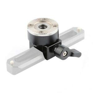 Arri Rosette Adapter Mount W/Cold Shoe Rail NATO Clamp for DSLR Camera ...