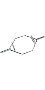 Amazon.com : Body-Solid Safety Squat Bar - Specialty Barbell for Quad ...