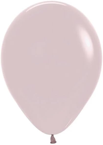 Amazon.com: SEMPERTEX 05" Pastel Dusk Rose Sempertex Balloons (50 Count ...