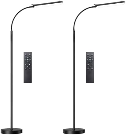 marctronic Floor Lamp 2 Pack, 18W 1800LM Bright LED Floor Lamp with 2 ...