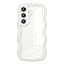 Amazon.com: UEEBAI Wave Frame Clear Case for Samsung Galaxy A15 4G/5G Curly Clear Phone Case ...