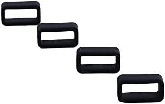 Amazon.com: Rubber Replacement Watch Band Strap Loops, Silicone Watch ...