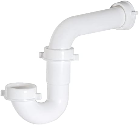 EZ-FLO 1-1/2 Inch P-Trap with Adapter for Tubular Drain Applications ...
