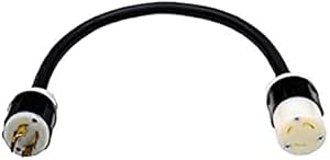 Amazon.com: NEMA L14-30P to NEMA L5-20R Adapter - 30A 125/250V to 20A ...