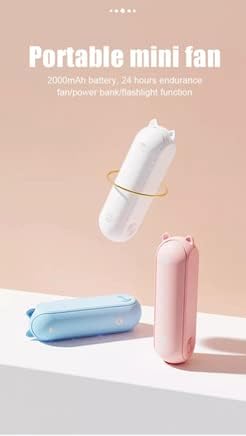 Amazon.com: Handheld Mini Fan with Power Bank, Flashlight | For Women ...
