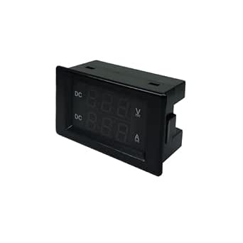 Amazon.com: DC 0-600V LED Digital Voltage Current Meter DC 0-100A DC ...