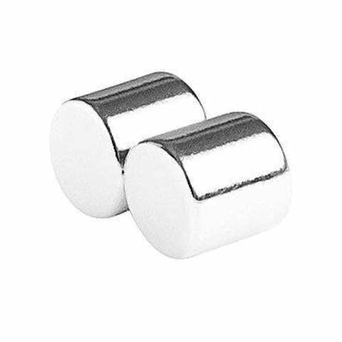 3/4 x 3/4 Inch Neodymium Rare Earth Cylinder Magnets N52 (2 Pack ...