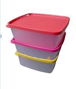 Buy Tupperware Small Cool N Fresh Set, 450ml, Set of 3 (Red, Yellow ...