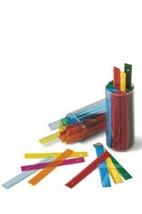 Regla PVC 16 cm Opaca B/100 : Amazon.com.mx: Oficina y papelería