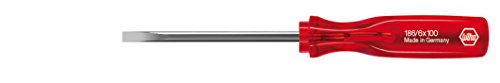 Wiha 18609 Cabinet Tip Slotted Screwdriver with Wiha Square Handle, 3.0 ...