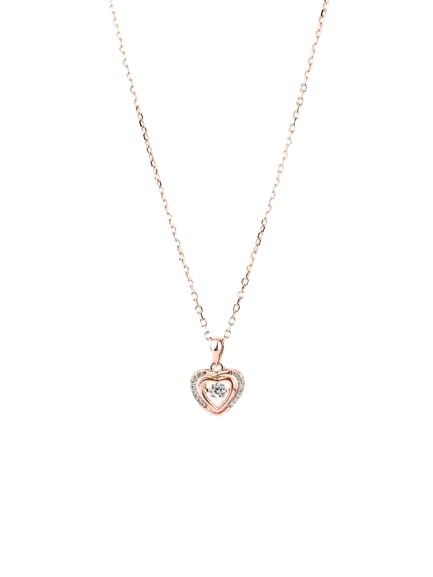 Buy chain pendent with dancing diamond for girls at Amazon.in