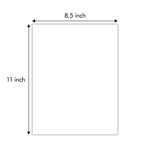Snapklik.com : Golden State Art, 85x11 White Backing Board, Backer ...