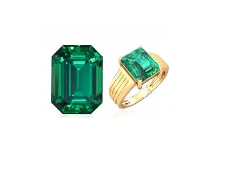 Real Earth Gems Zambian Emerald Stone Original Certified 10.75 Ratti ...