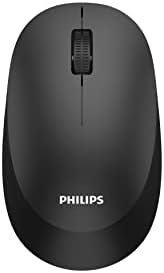 Philips SPK7307BL Wireless Mouse, 2.4Ghz,Intelligent power saving ...