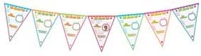 Amazon.com : All About Me Pennants Bulletin Board Display Set : Office ...