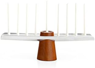 Amazon.com: Nambe Classic Menorah | Hanukkah Menorah and Candle Holder ...