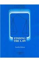 Finding the Law, 12th Edition (American Casebooks): Berring, Robert ...