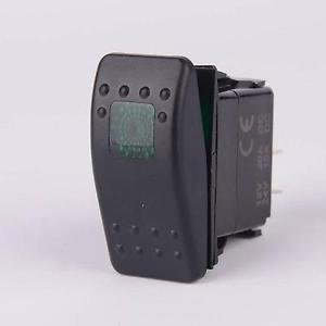 DC 12V 20A Waterproof Rocker Switch for Car Boat Modification Green ...