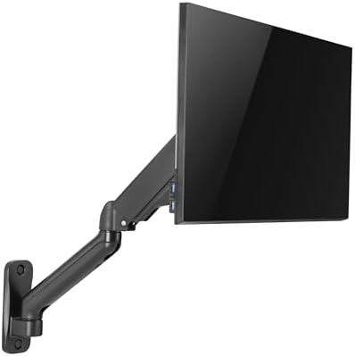 Jin Office Wall Mounted Monitor Stand Heavy Duty with Gas Spring ...