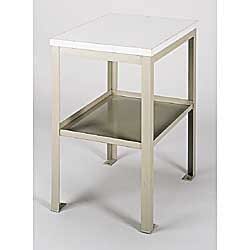 BUILT-RITE Shop Stands with One Shelf - Beige frame: Roller Stands ...